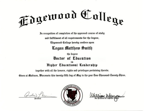 Edgewood College | Ed.D in Education